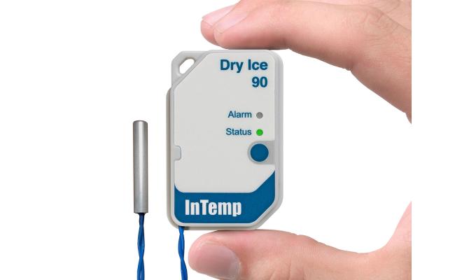 InTemp dry ice Bluetooth datalogger med alarm funktion og app opsætning