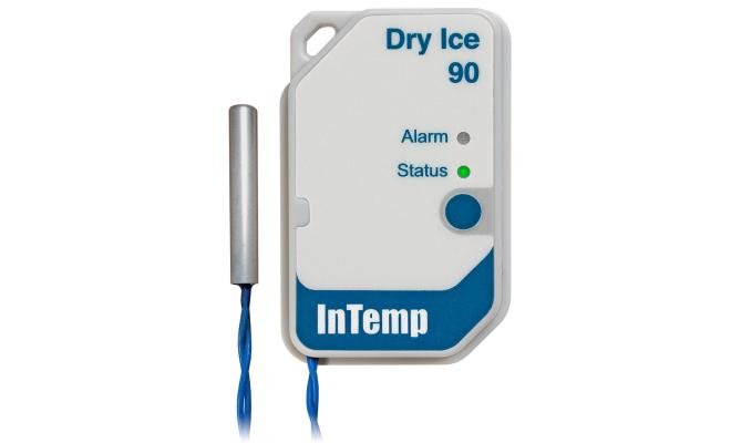InTemp dry ice Bluetooth datalogger med alarm funktion og app opsætning
